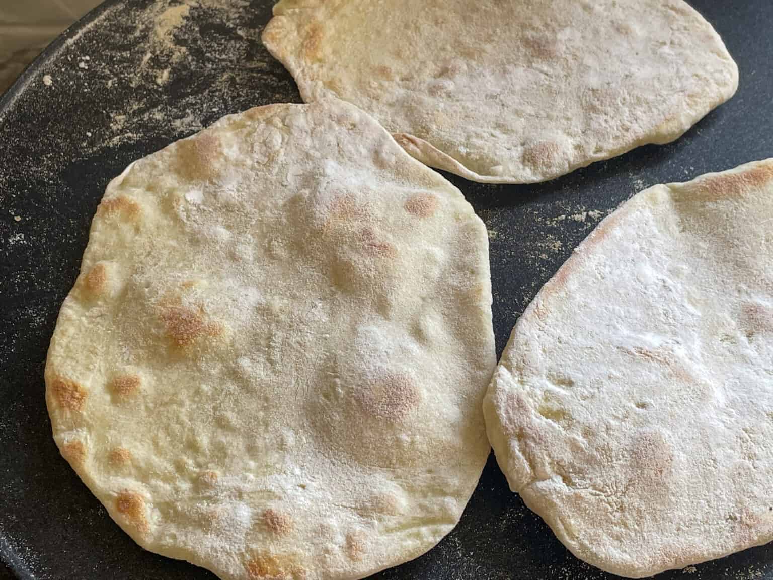 Vegan 3 Ingredient Flatbread - Traditional Plant-Based Cooking