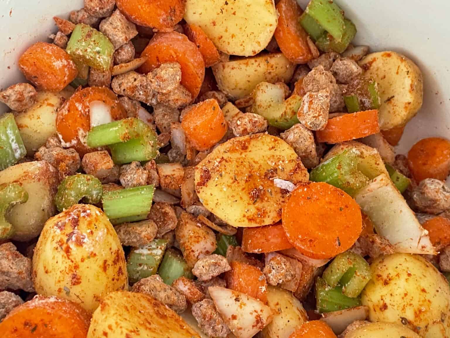 Vegan Traditional British Beef Stew - Traditional Plant-Based Cooking