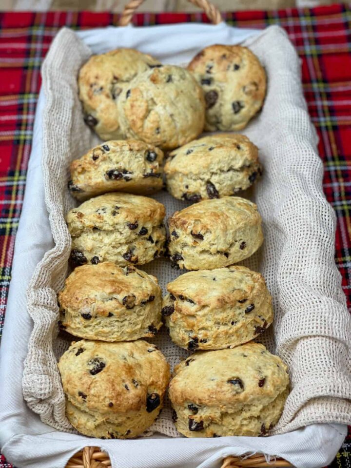 Old-Fashioned Cherry Scones - Traditional Plant-Based Cooking