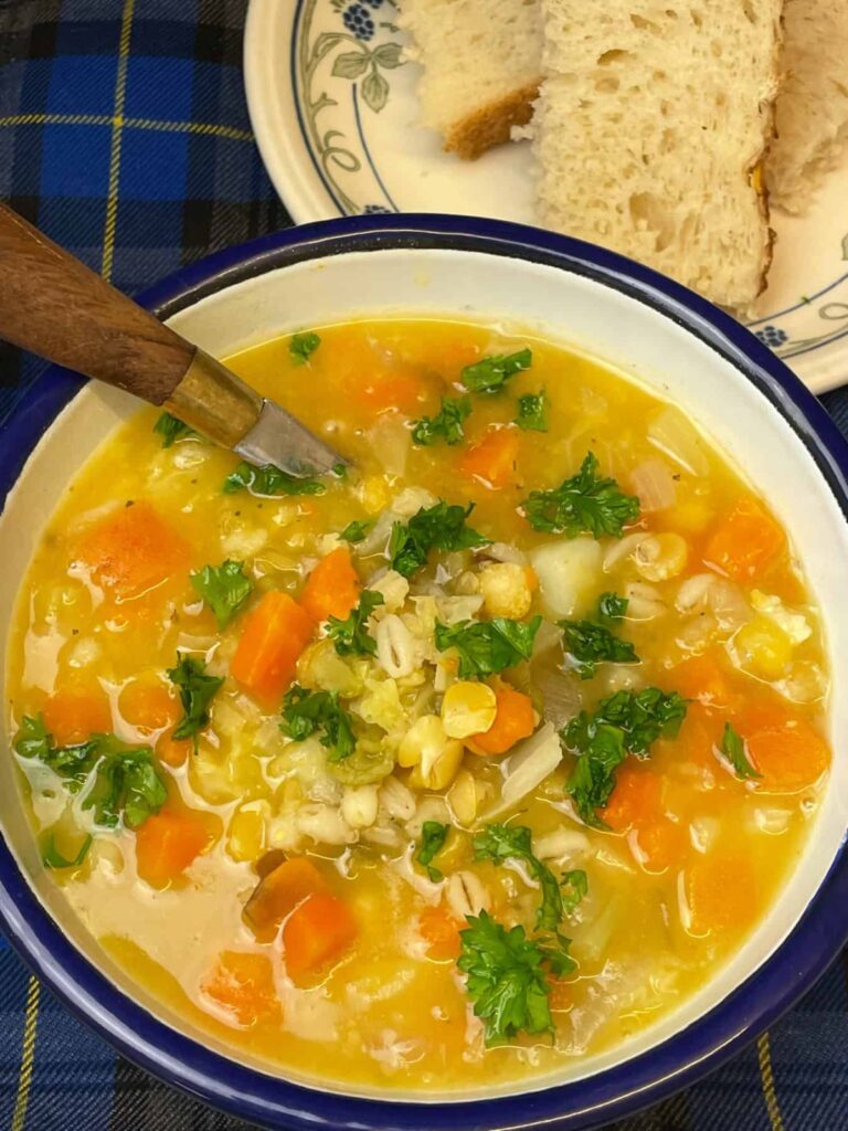 Vegan Scotch Broth (Pea, Barley, Lentil, Veggie Soup) - Traditional ...