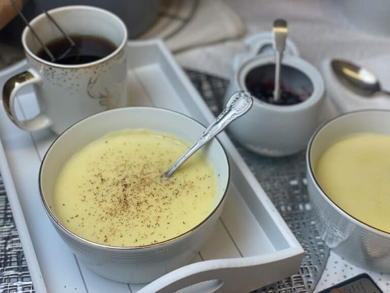 British Semolina Pudding - Traditional Plant-Based Cooking