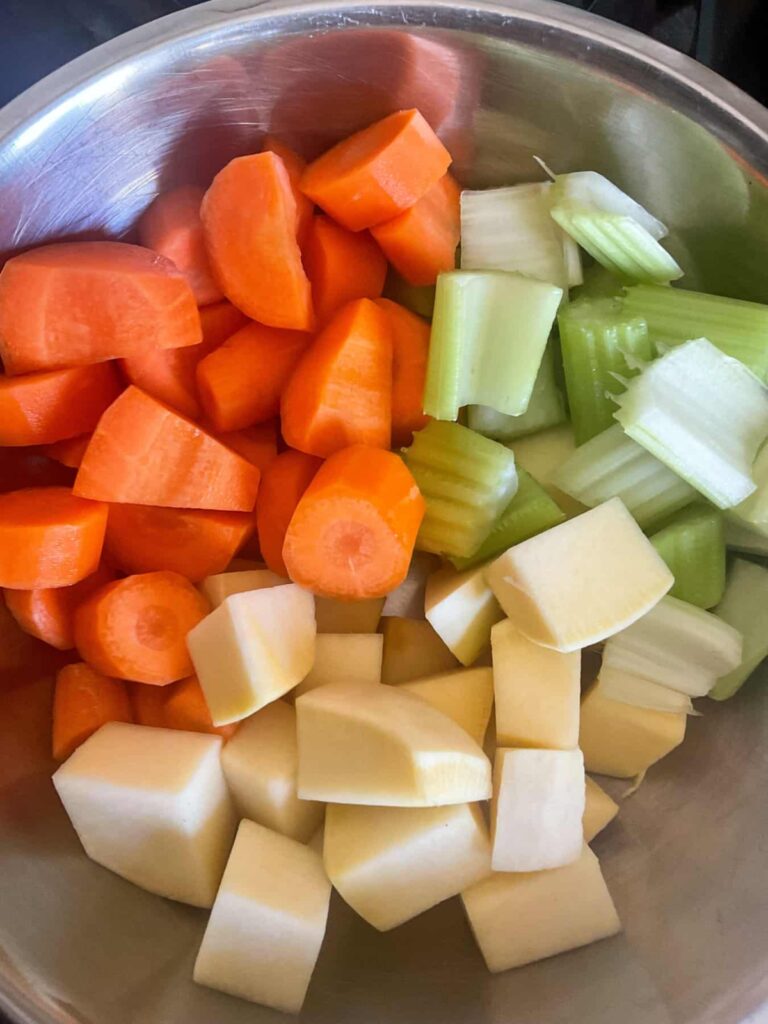 Vegetable Stew and Dumplings - Traditional Plant-Based Cooking