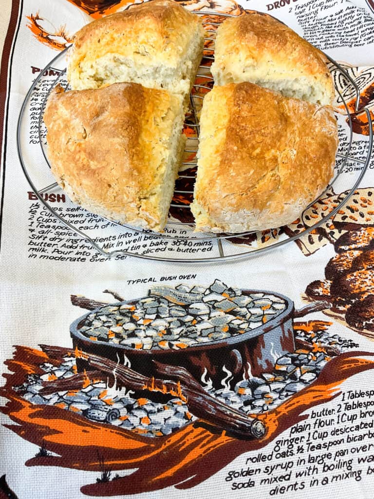 Australian Damper Bread - Traditional Plant-Based Cooking