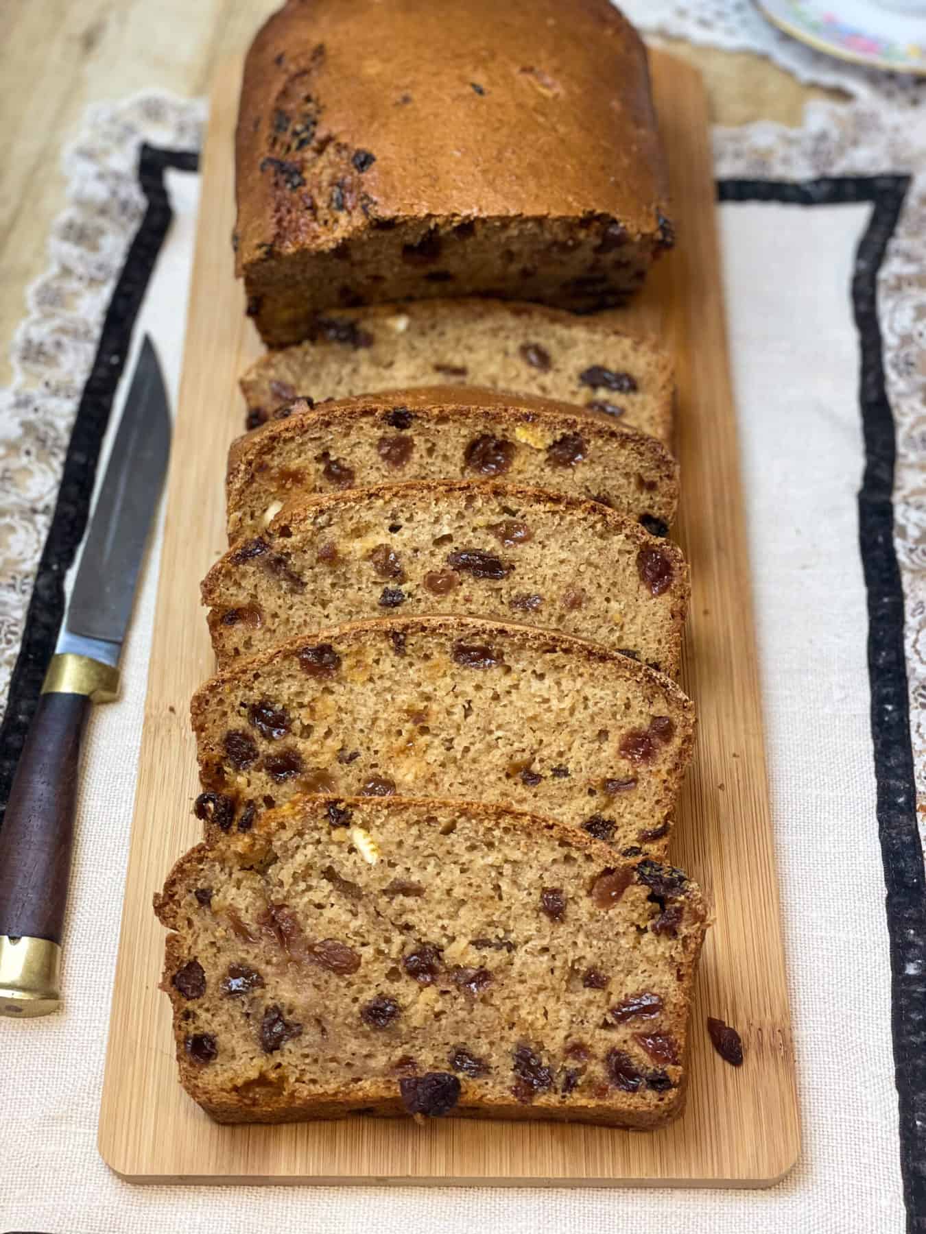 Vegan All bran Cinnamon Loaf Cake - Traditional Plant-Based Cooking