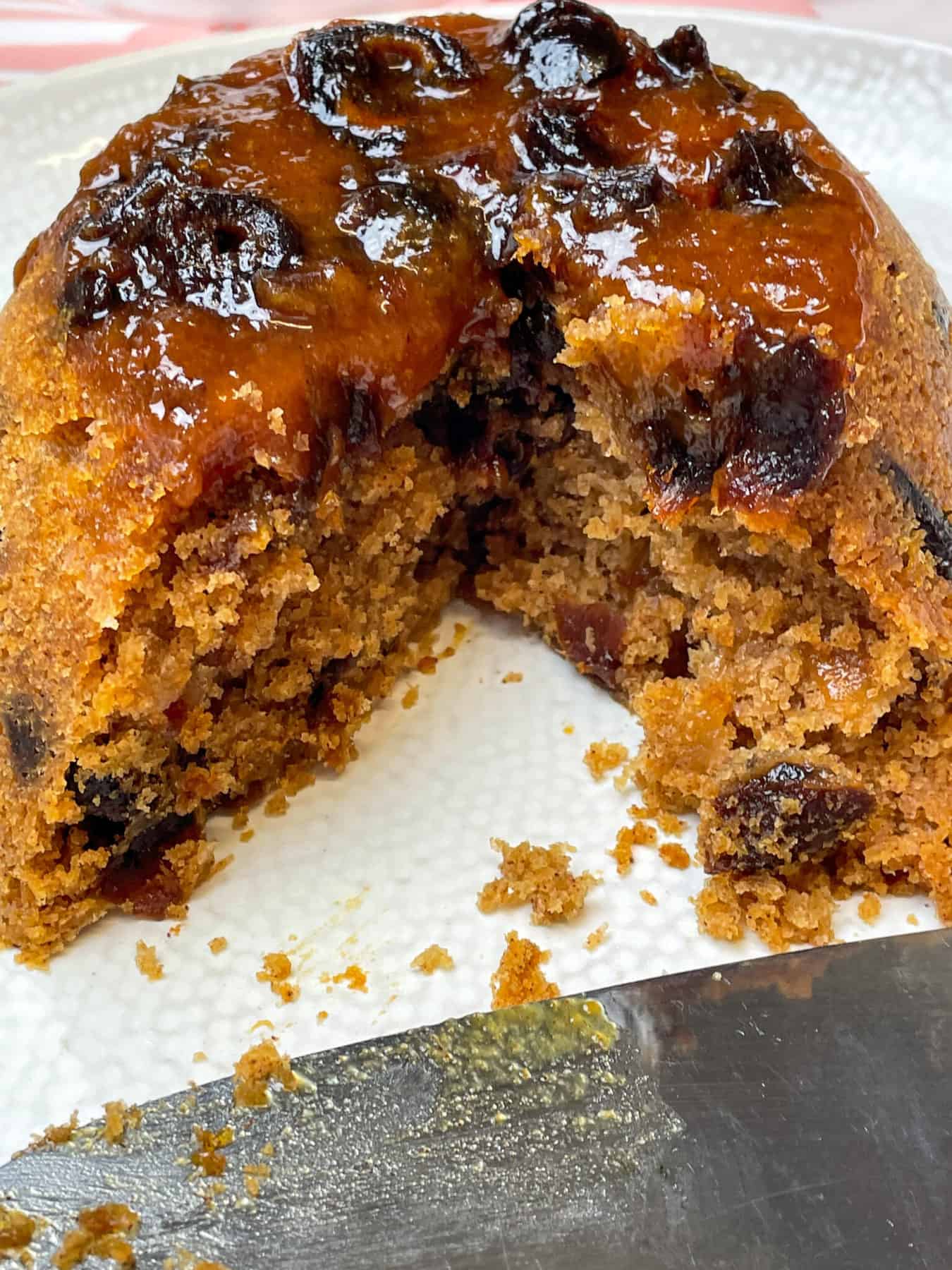 Slow Cooker Date And Syrup Steamed Pudding - Traditional Plant-Based ...