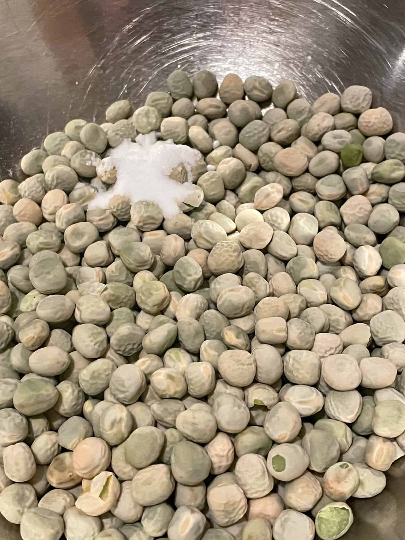 Homemade British Mushy Peas - Traditional Plant-Based Cooking