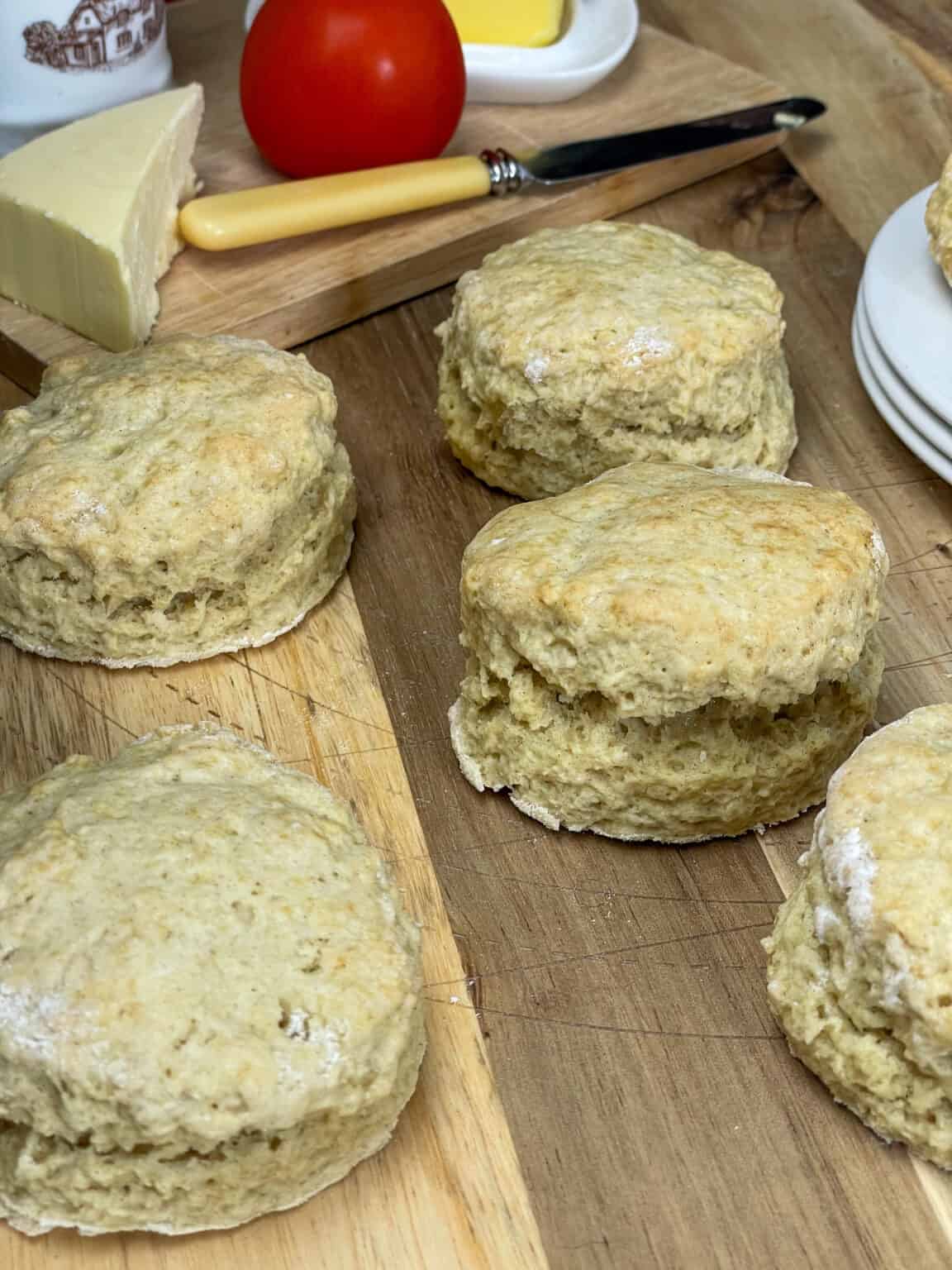 Old-Fashioned Cherry Scones - Traditional Plant-Based Cooking