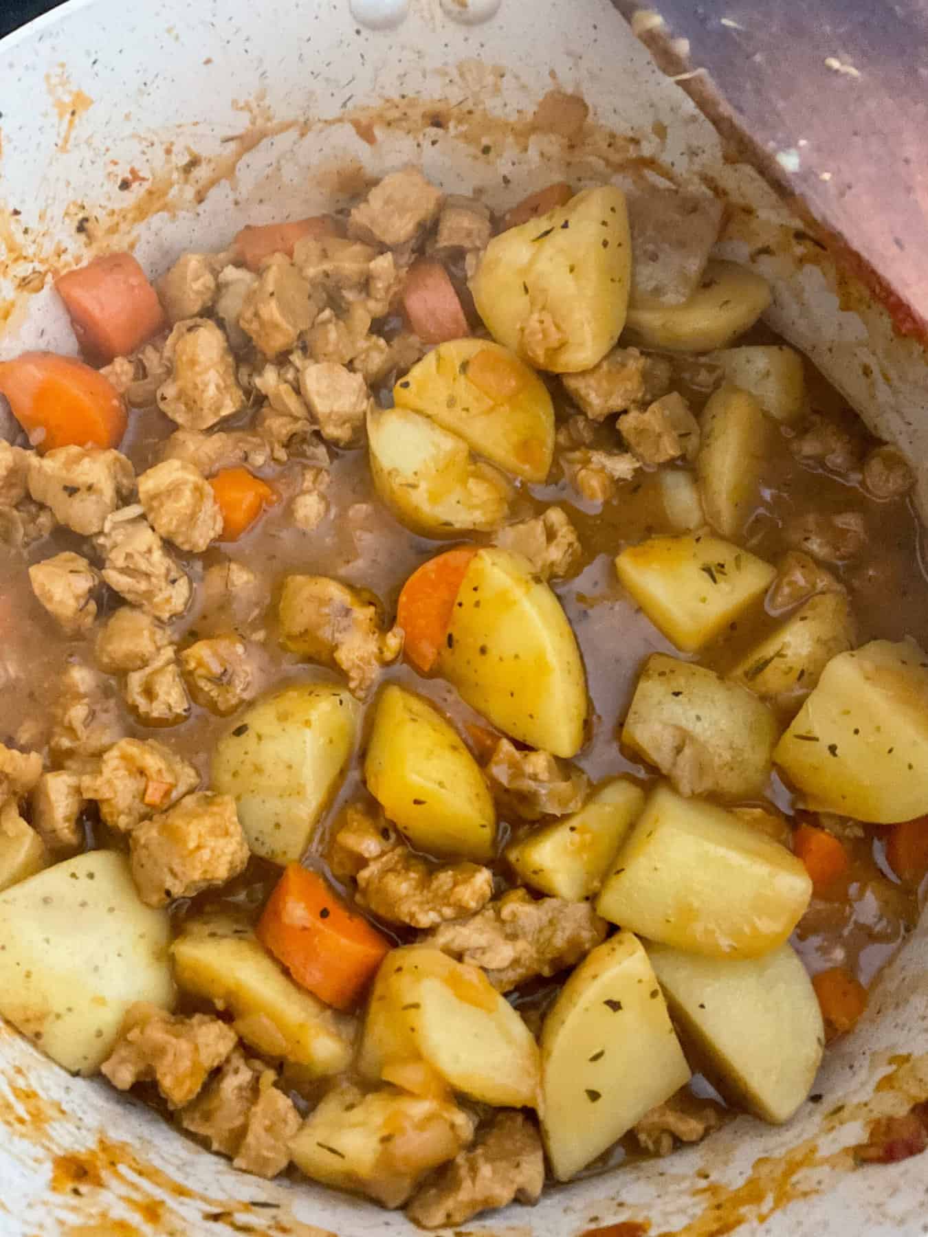 Vegan Meat and Potato Pie - Traditional Plant-Based Cooking