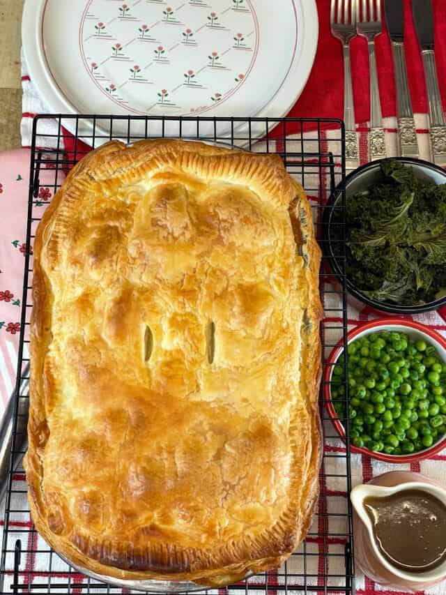 Vegan Meat and Potato Pie - Traditional Plant-Based Cooking