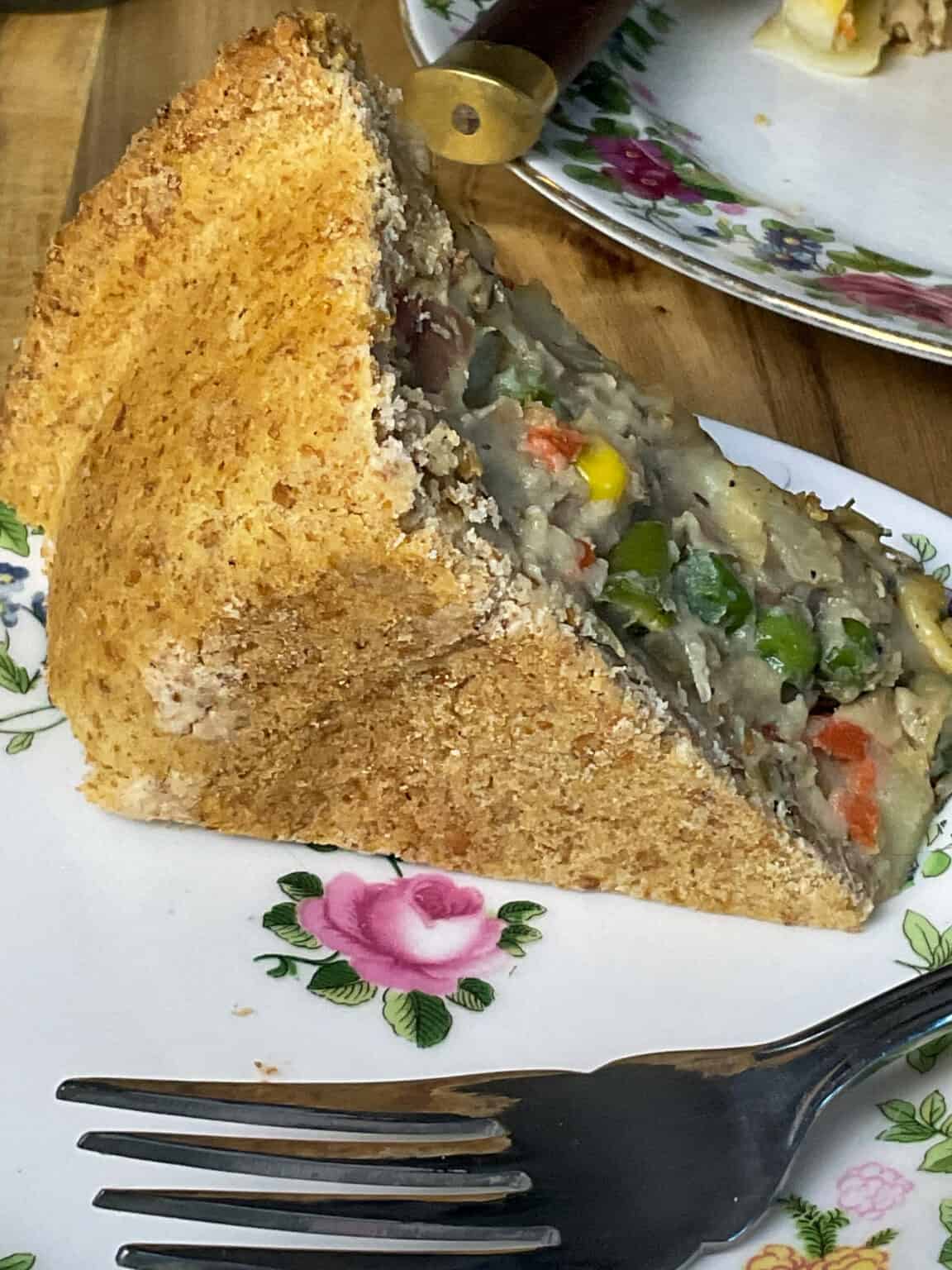 Vegan British Homity Pie [cheese, potato and veggie open pie ...