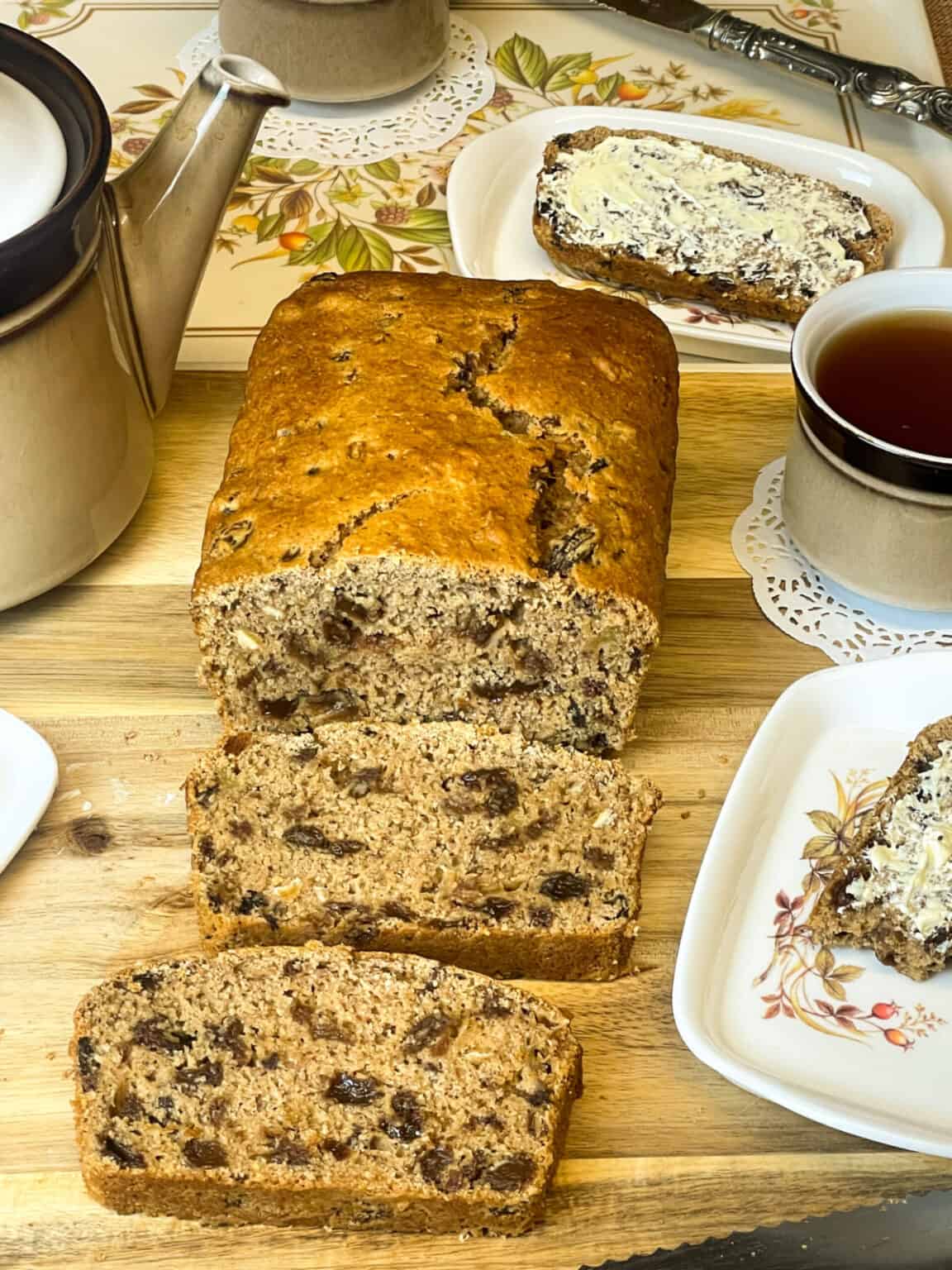 Vegan Bara Brith [Welsh Tea Bread] - Traditional Plant-Based Cooking