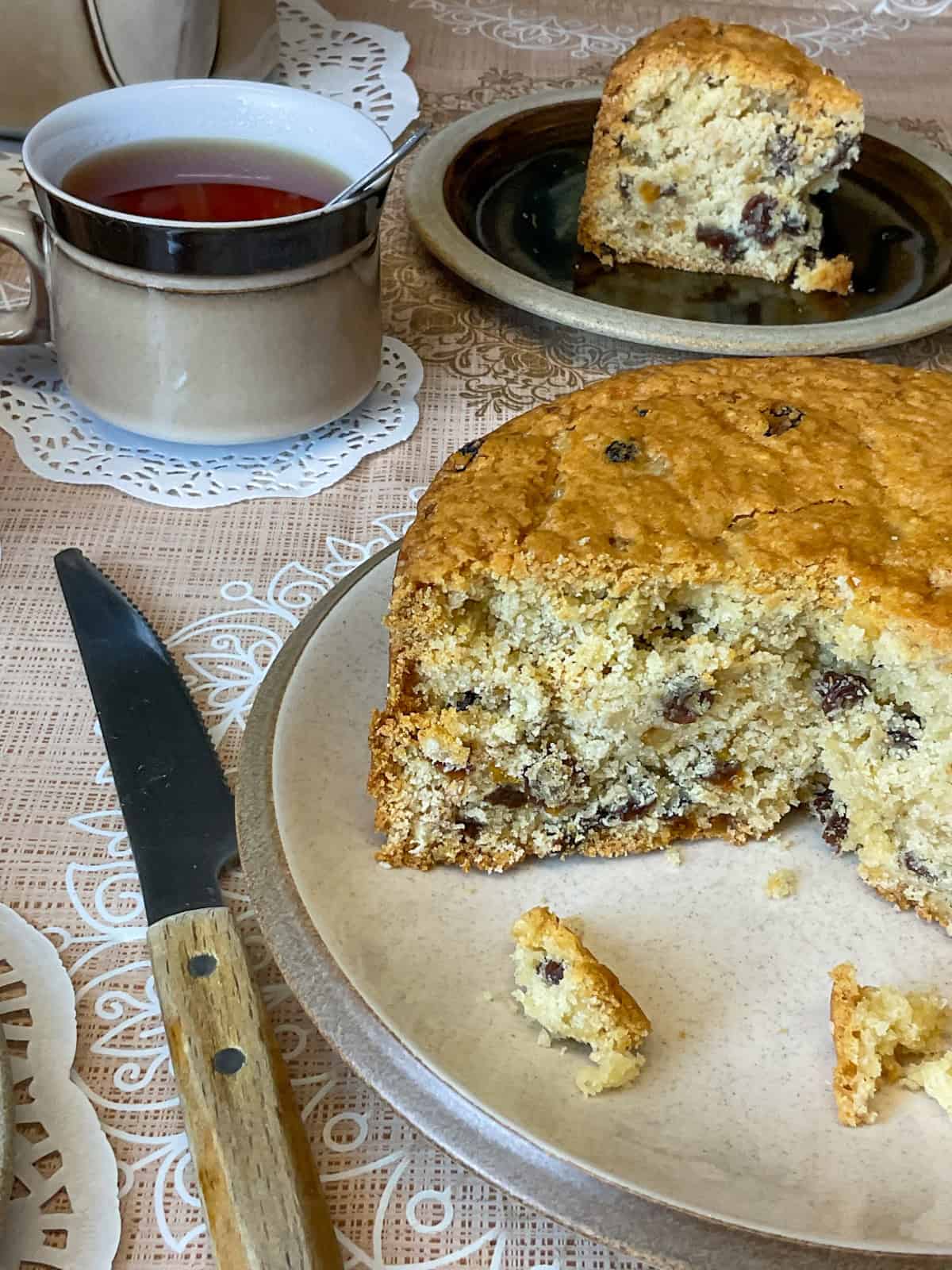 Old-Fashioned Ground Rice Cake - Traditional Plant-Based Cooking