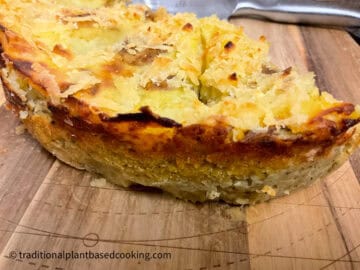 Old-Fashioned Lentil Pie (Vintage recipe) - Traditional Plant-Based Cooking